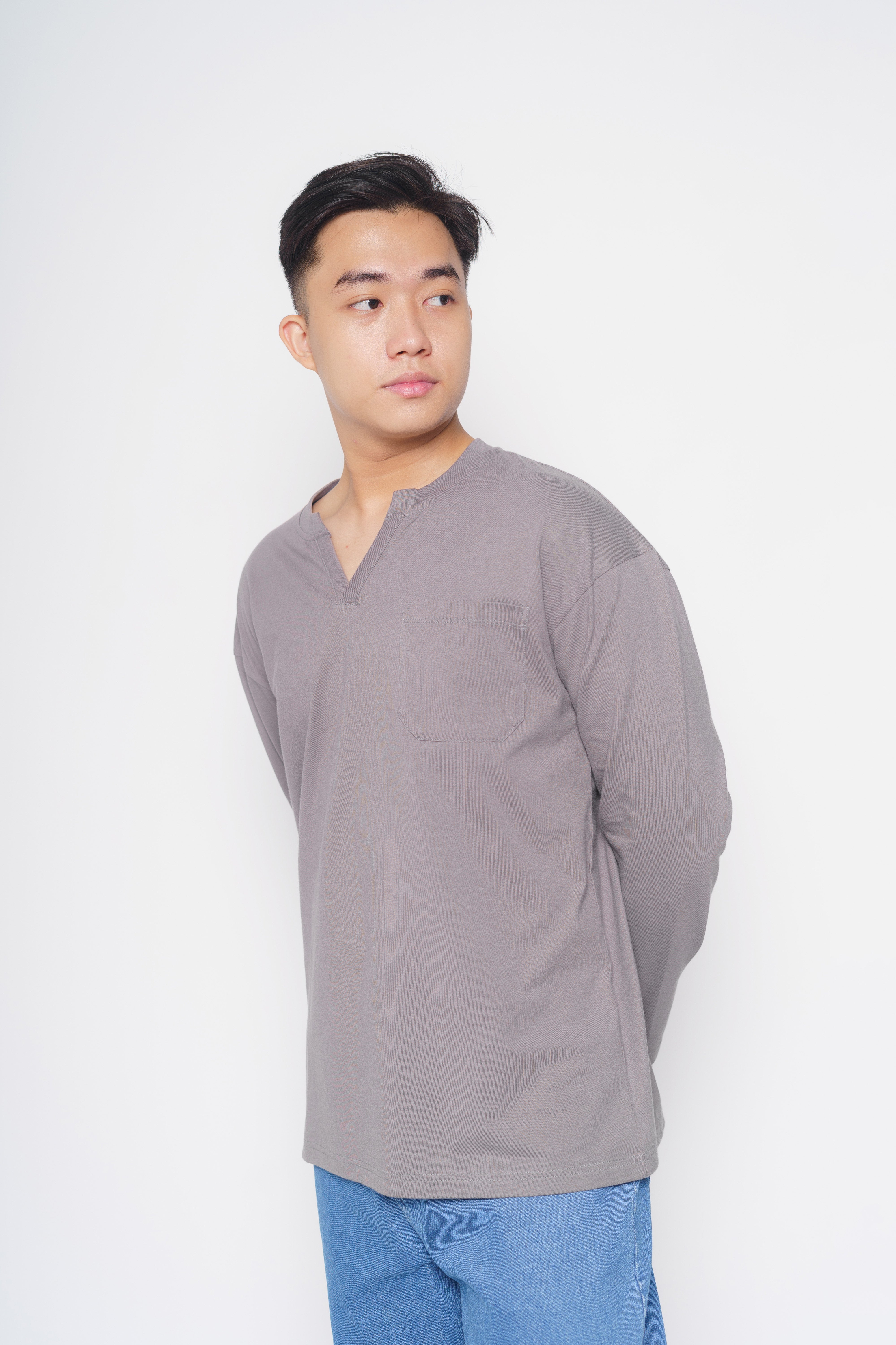 ANDREW Men's Oversized Long Sleeve Tee – kore